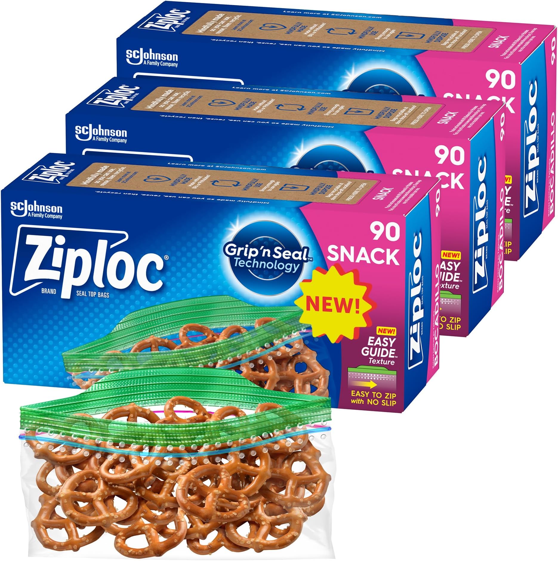 Amazon.com: Amazon Basics Snack Storage Bags, 300 Count (Previously ...