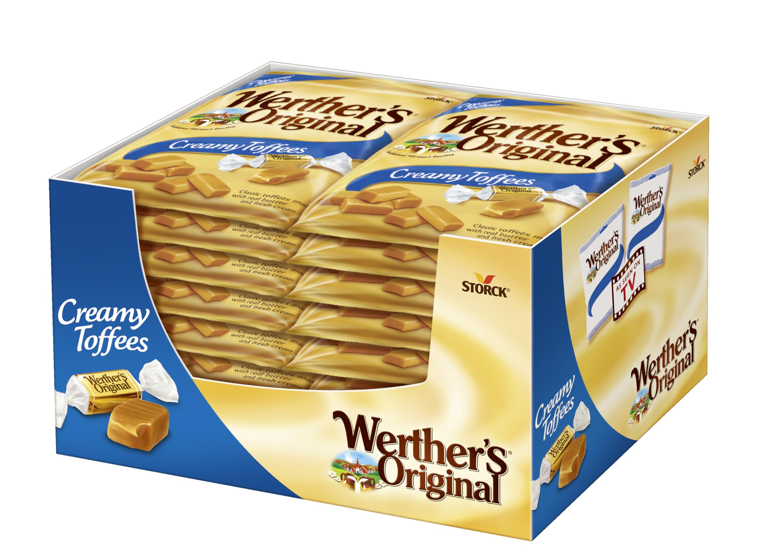 Werther's Original Traditional Chewy Toffees 135 g (Pack of 15 ...