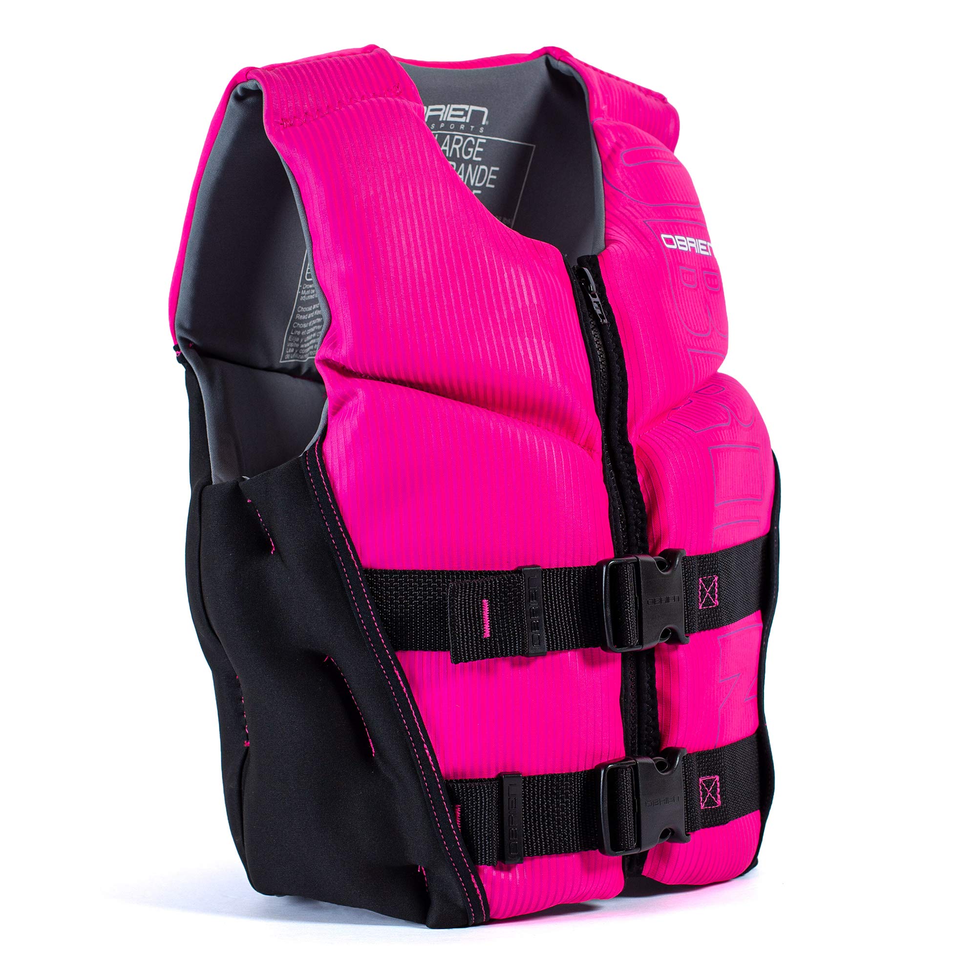 O'Brien Youth Large Flex V-Back CGA Life Jacket (64-88lbs), Pink ...