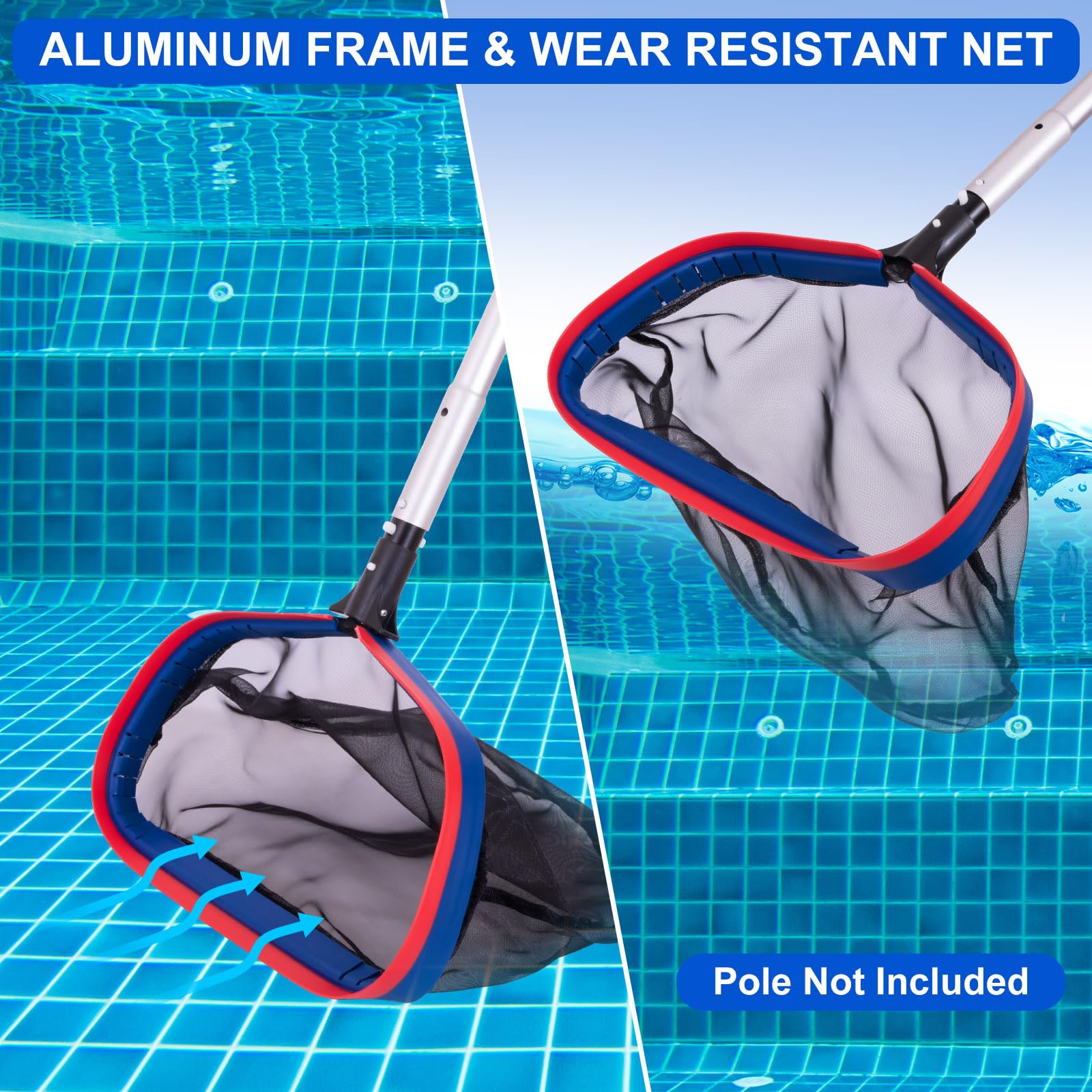 Snapklik.com : POOLAZA Deluxe Swimming Pool Cleaning Kit Including 20 ...