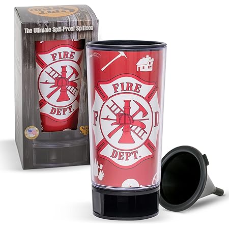 Amazon.com : Fire Fighter Spit Bud Portable Spittoon with Can Opener ...