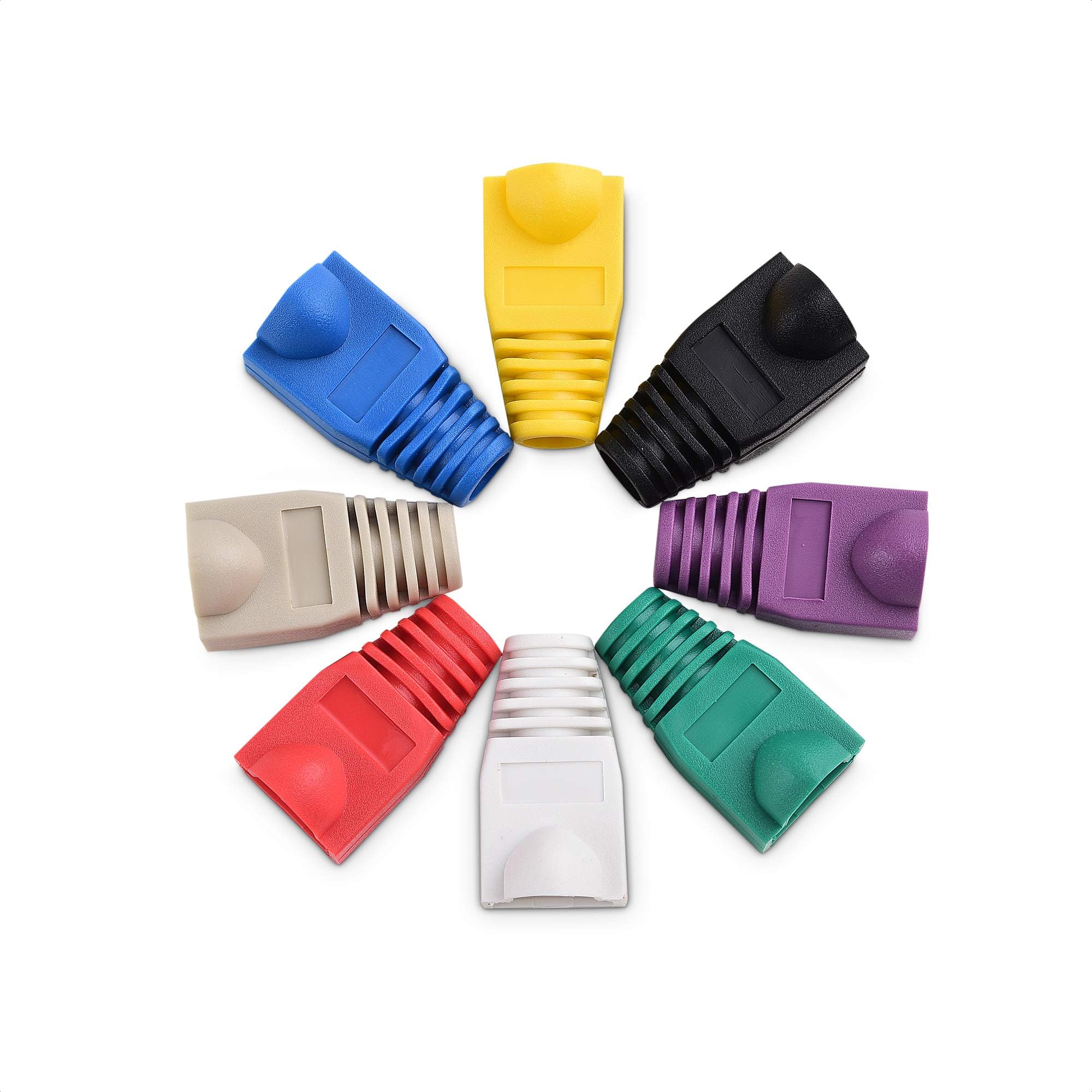Amazon.com: RJ45 Boots Cover Soft Plastic Ethernet Network Plug Sheath ...