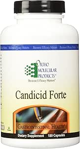 Ortho Molecular Products, Candicid Forte 180 capsules : Amazon.com.au ...