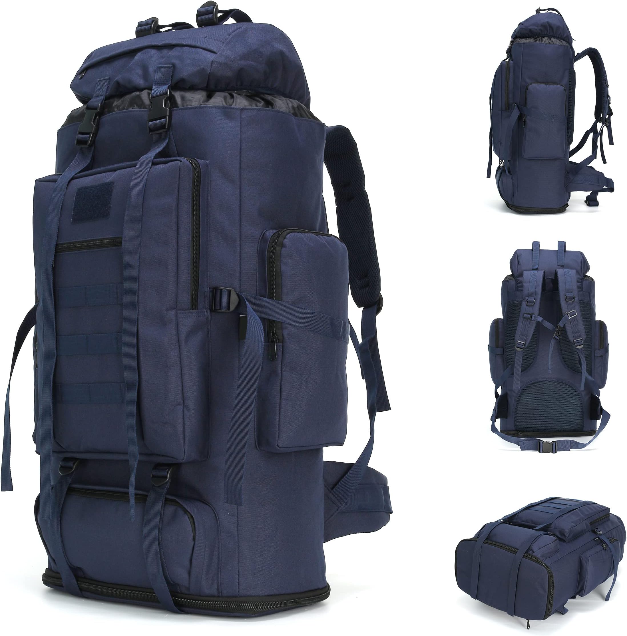 Amazon.com: BNMJVJL 100L Camping Hiking Military Tactical Backpack ...