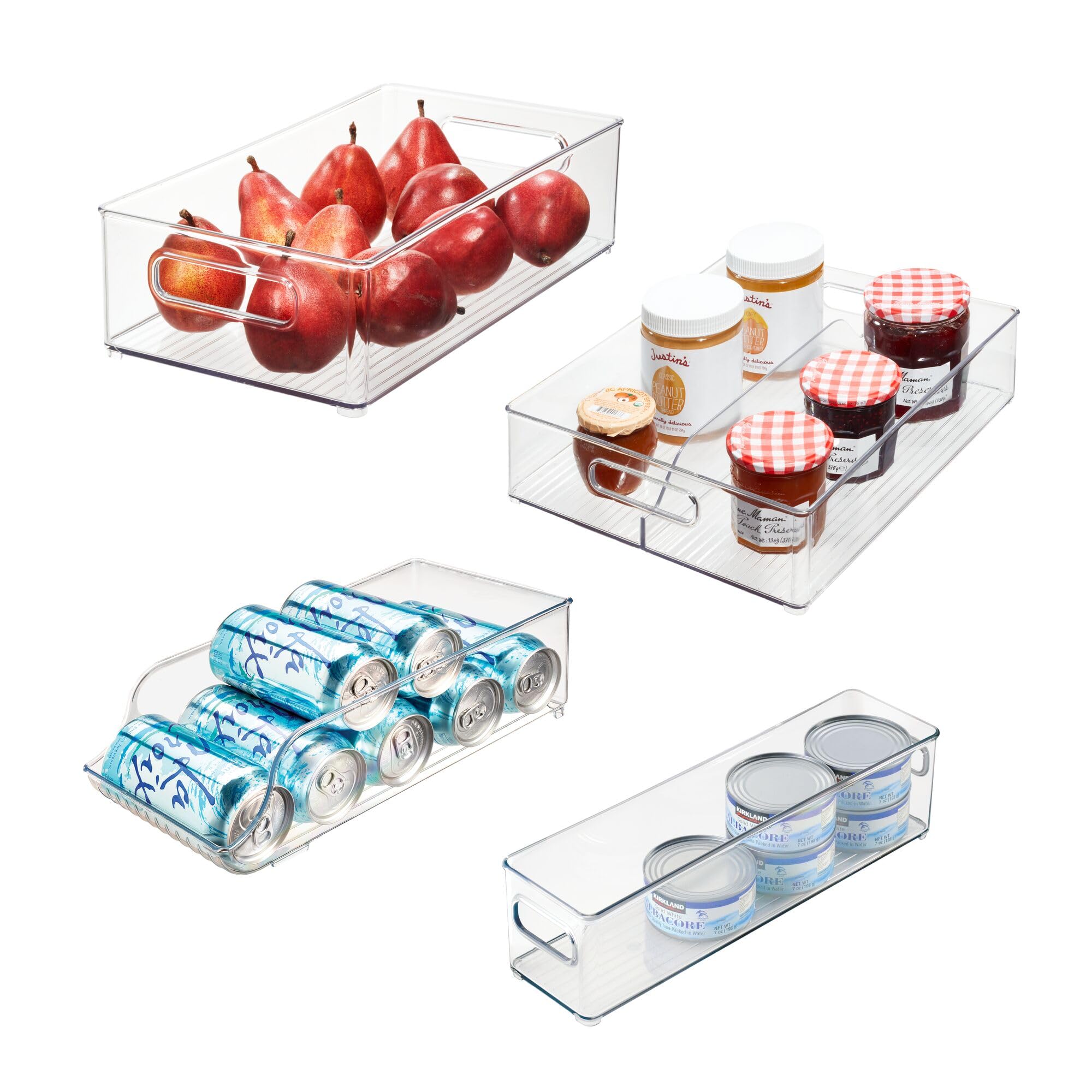 Amazon.com: iDesign 50% Recycled Plastic Fridge Set, Made in The USA ...