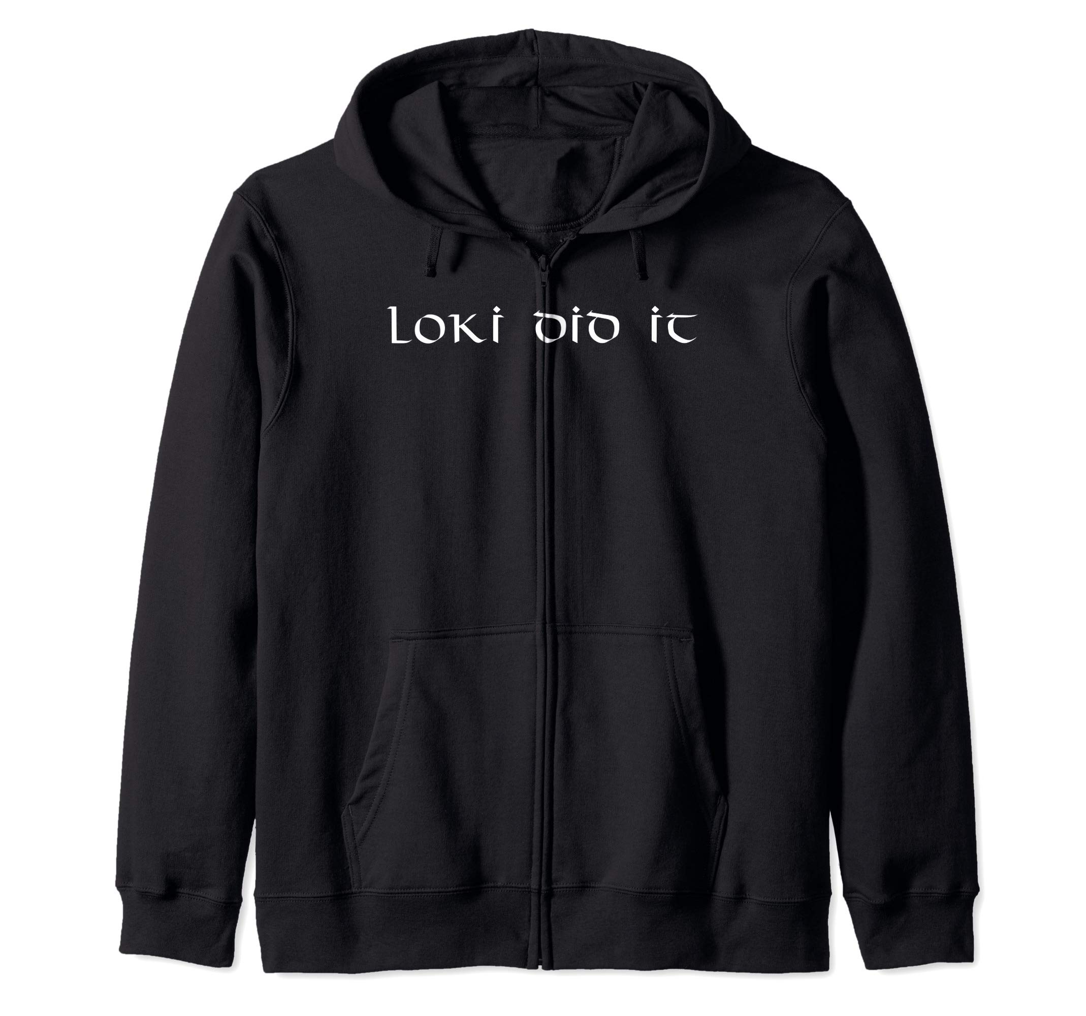 Amazon.com: Medieval Norse Mythology Nordic Funny Viking God Loki Zip ...