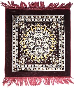 Amazon.com: ASHIRWAD Puja Aasan Velvet Woolen Pooja Aassan Meditation ...