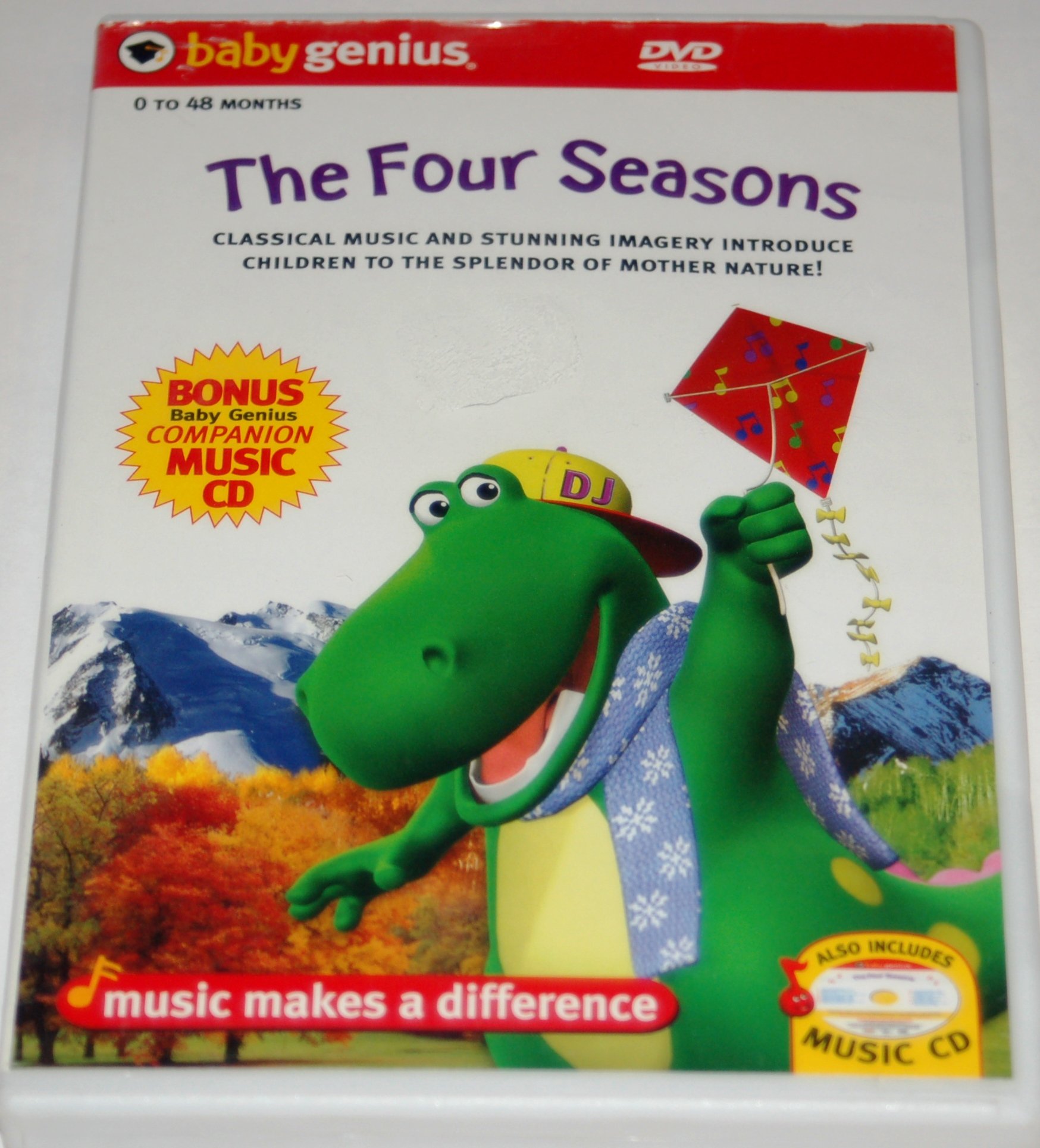 Amazon.com: Baby Genius The Four Seasons w/bonus Music CD : Artist Not ...
