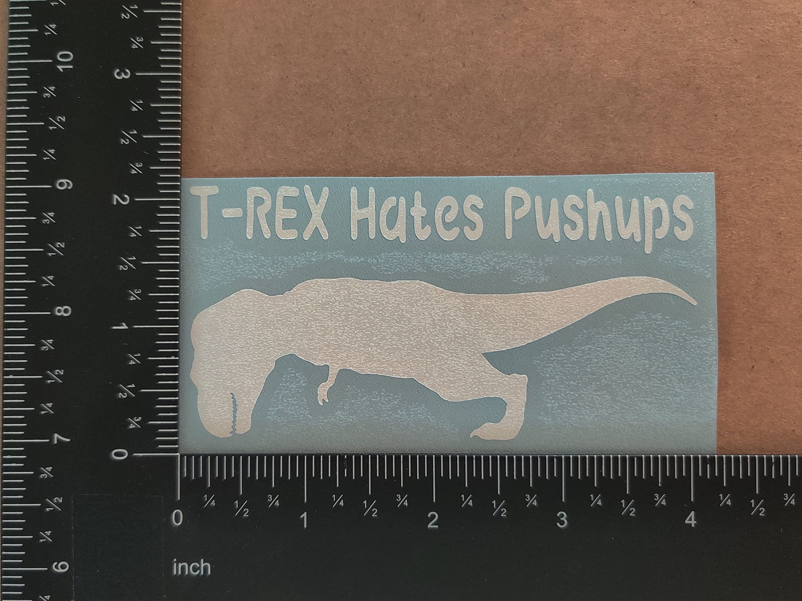 T Rex Hates Pushups Wallpaper
