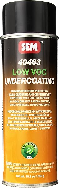 Amazon.com: SEM 40463 Low VOC Undercoating Aerosol - 19.2 oz. : Automotive