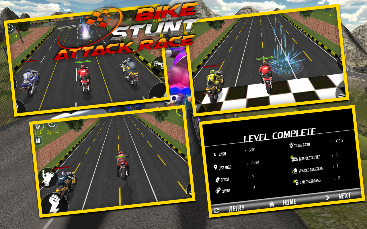 Bike Stunt Attack Race 3D - App on Amazon Appstore