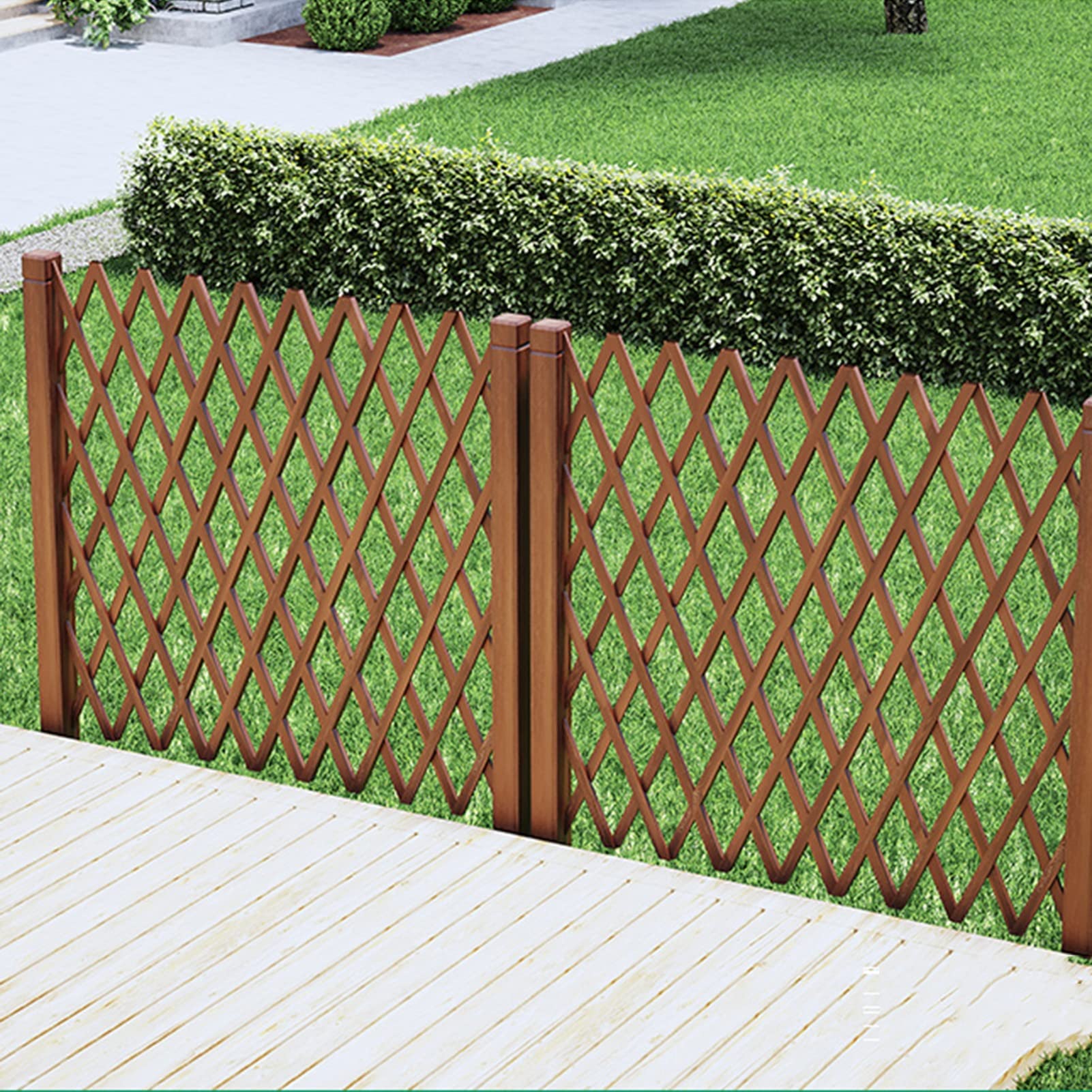 Folding Expanding Fence Extra Wide Retractable Outdoor Dog Gate,