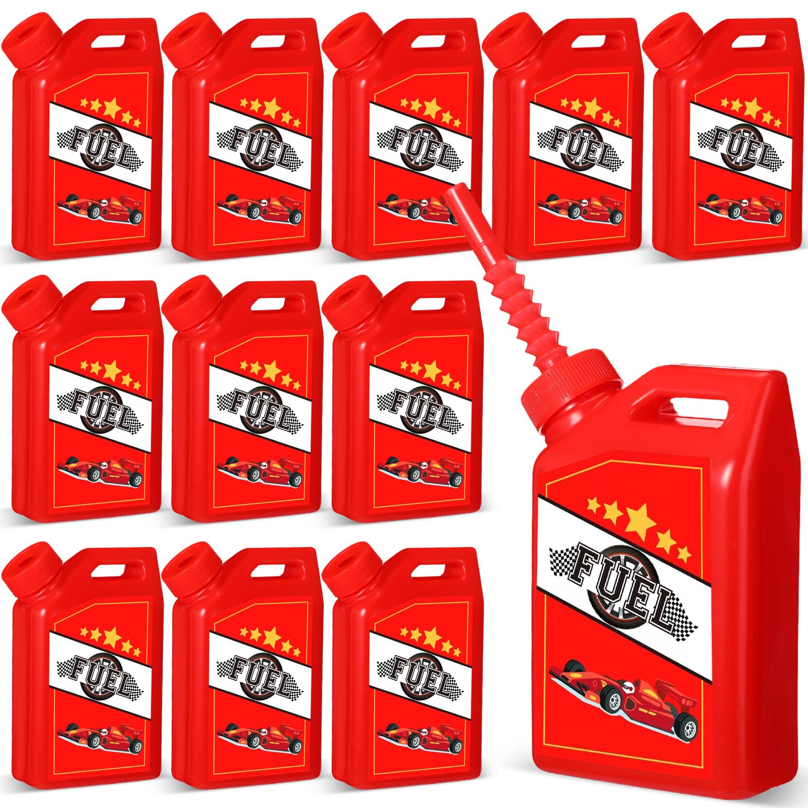 Amazon.com: Mifoci 17 oz Race Car Cups Large Size Fuel Can Cups Set,12 ...