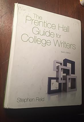 Amazon.com: The Prentice Hall Guide for College Writers (10th Edition ...