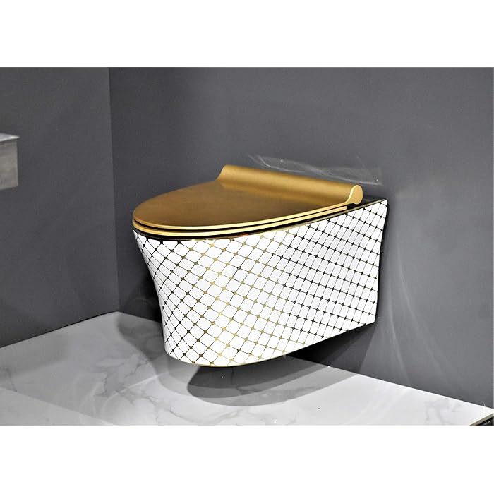 Buy InArt Ceramic Commode Wall Mount/Wall Hung Western Toilet/Commode ...
