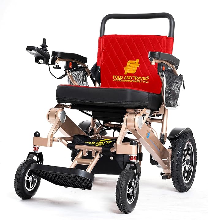 Amazon.com: New Long Range Electric Wheelchair Foldable Lightweight ...