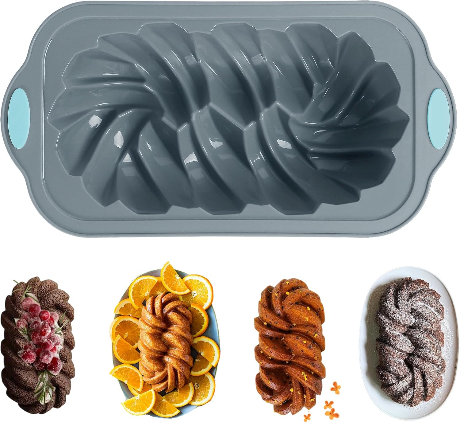 Amazon.com: Silicone Bread Loaf Pan, Non-Stick Bread Pans for Homemade ...