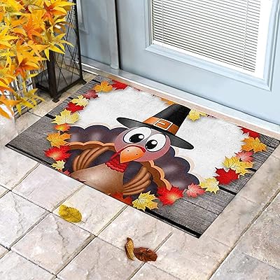Amazon.com: CiyvoLyeen Cardinal Welcome Doormat Winter Holidays Indoor Outdoor Entrance Floor ...