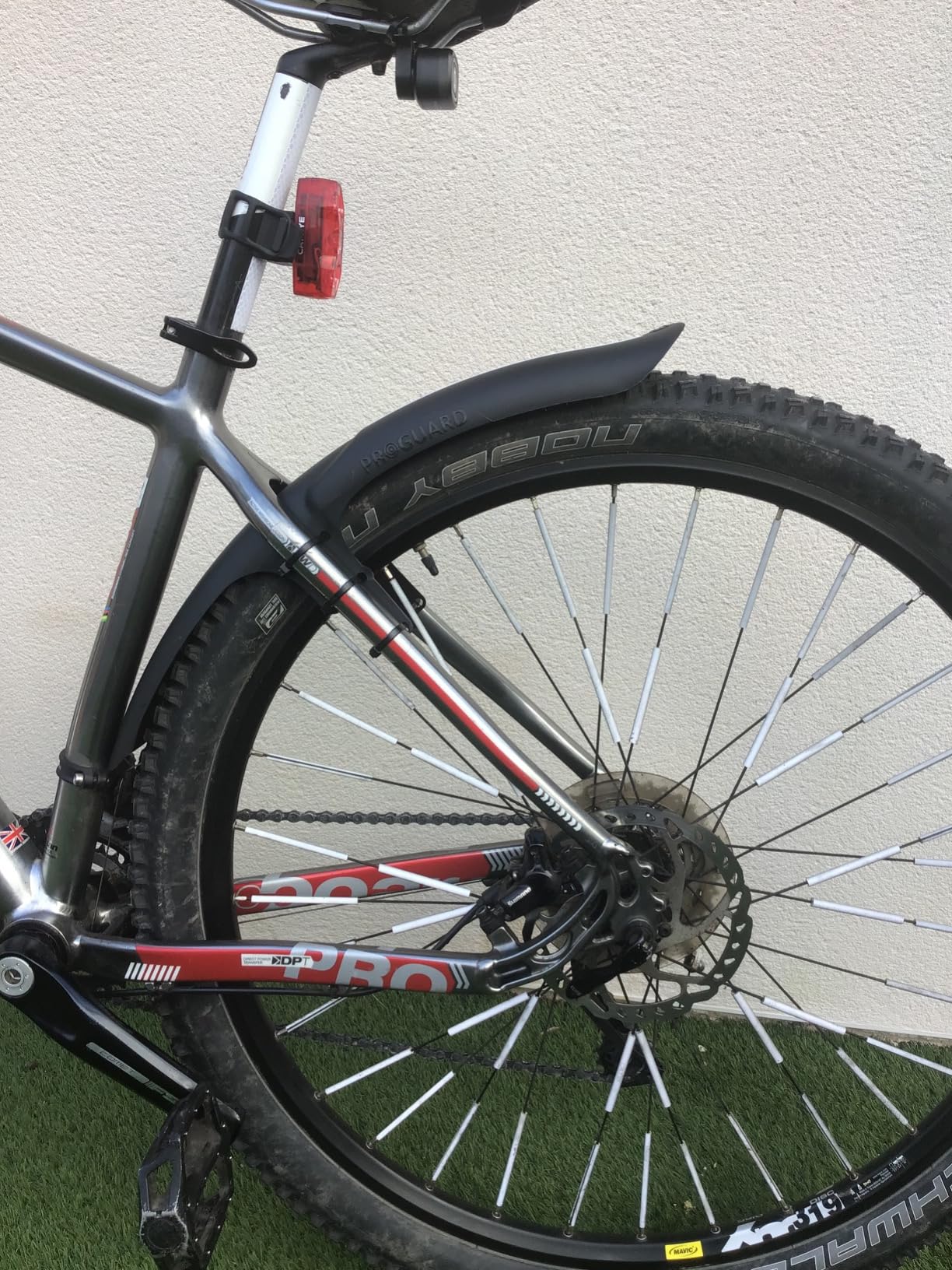 RRP Rapid Racer Products Produard Rear Mudguard Standard Length, Black ...