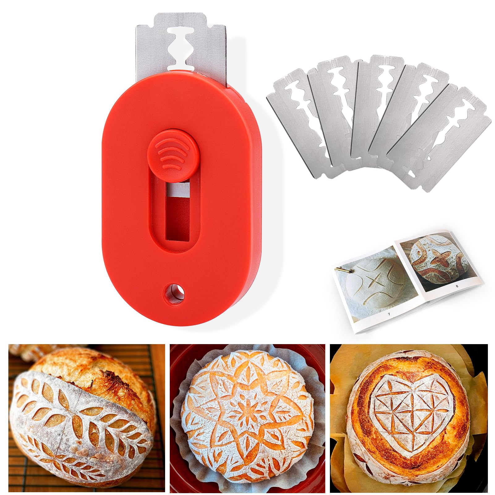 Amazon.com: XANGNIER Extractable & Magnetic Bread Lame Dough Scoring ...