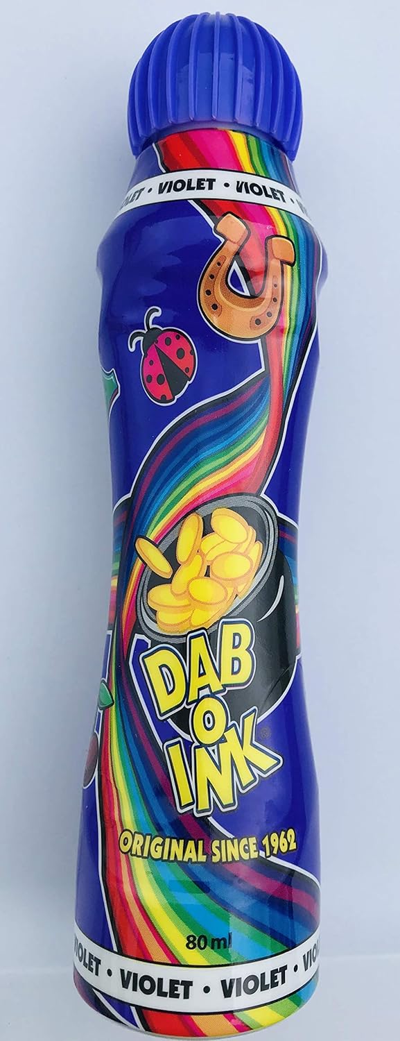 Dab-O-Ink 3oz Bingo Dauber - Violet : Amazon.co.uk: Toys & Games