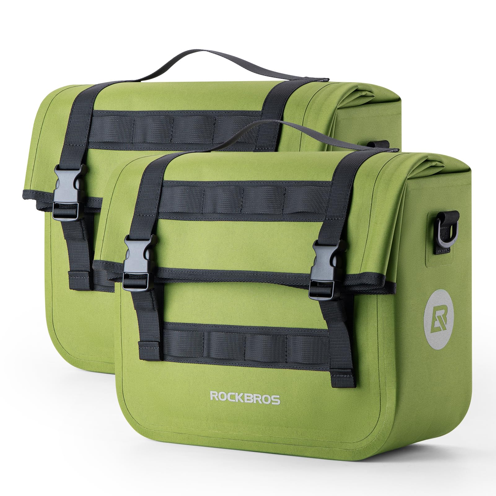 Amazon.com: ROCKBROS Bike Panniers 15L Capacity Waterproof Bike Rack ...