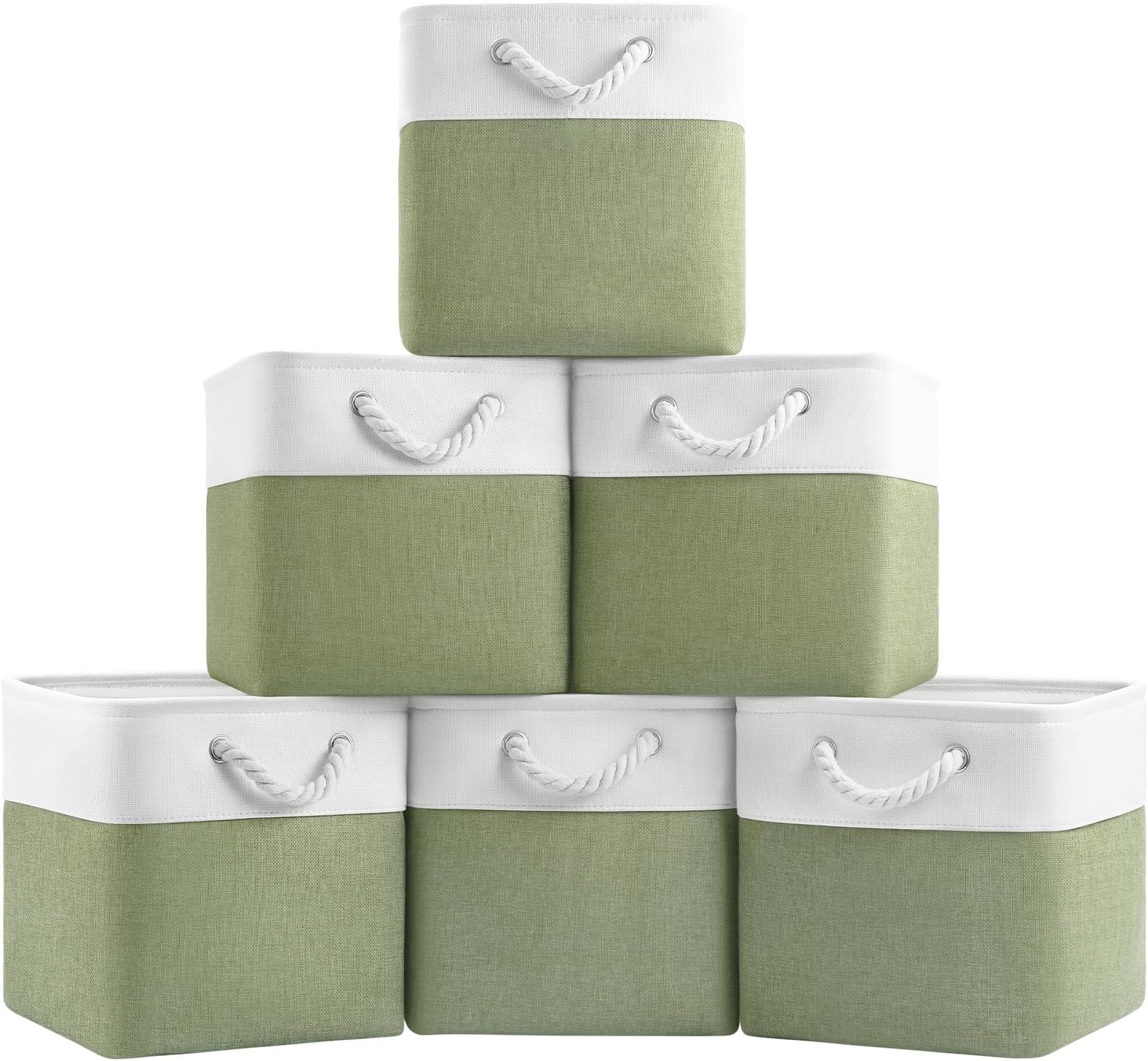 Amazon.com: ISEMINGLA 11 x 11 Inch Storage Cubes, 6 Pack Large ...