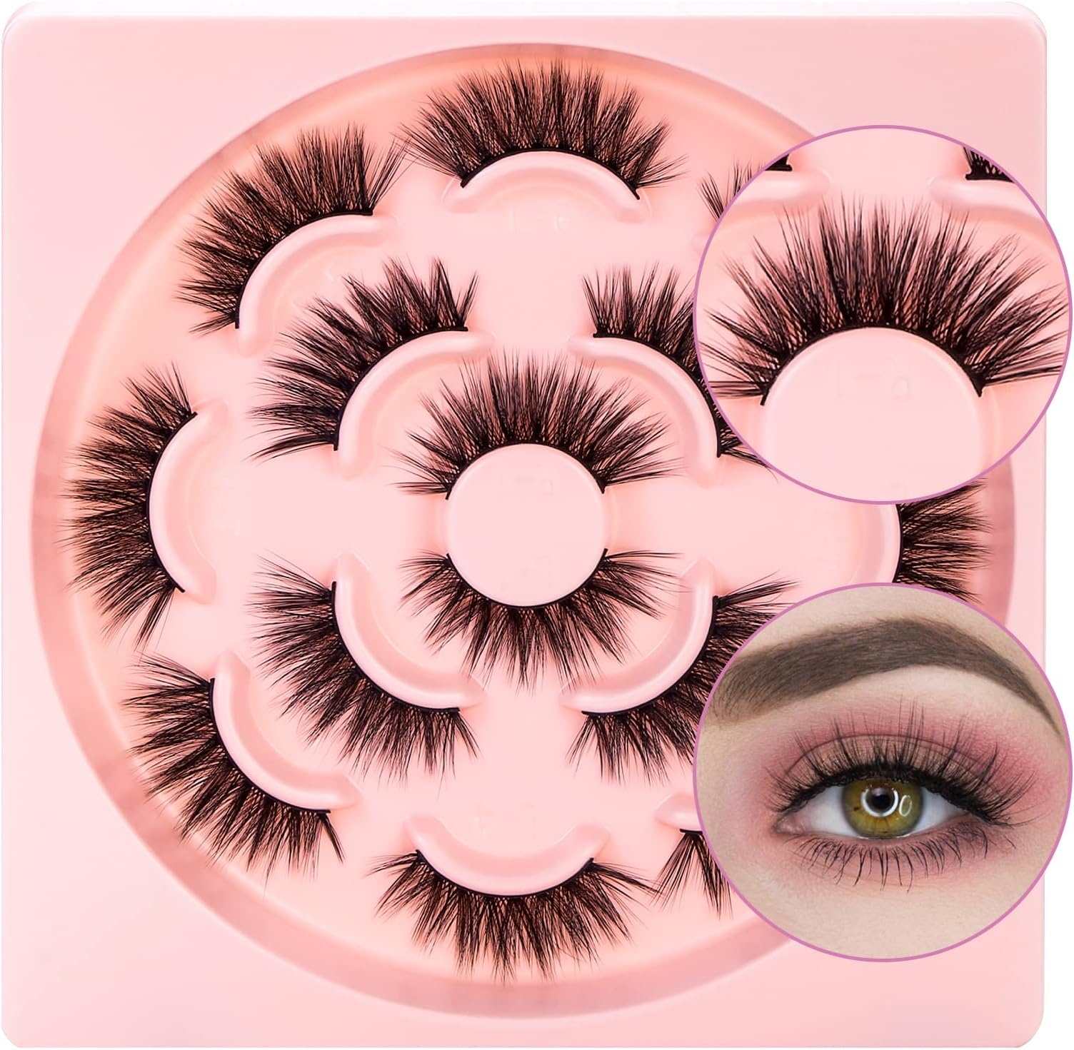 Amazon.com: MLEN DIARY Manga Individual Lashes 108 Clusters Lashes D ...
