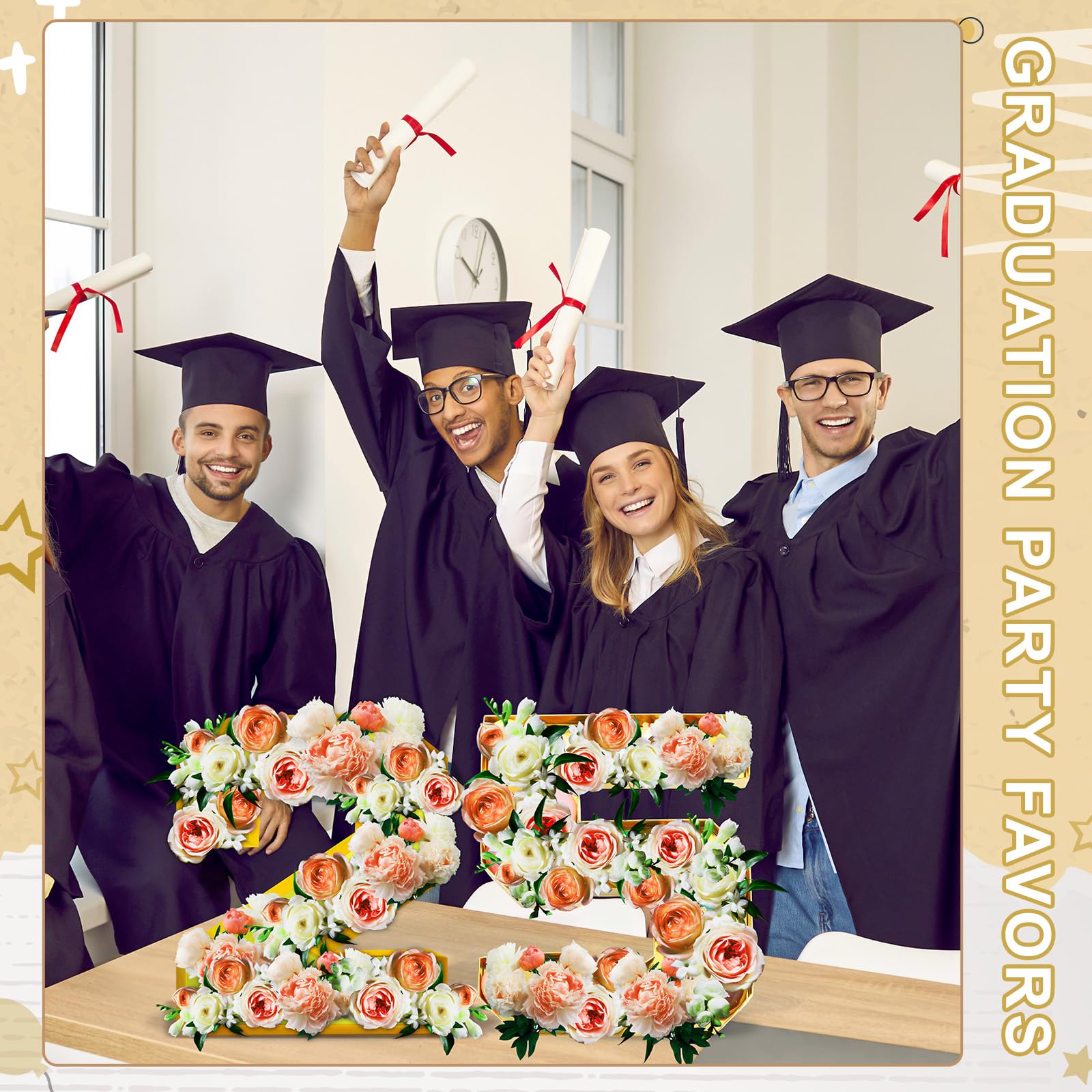 Snapklik.com : CroBlissful 10" Graduation Charcuterie Letters Fillable ...