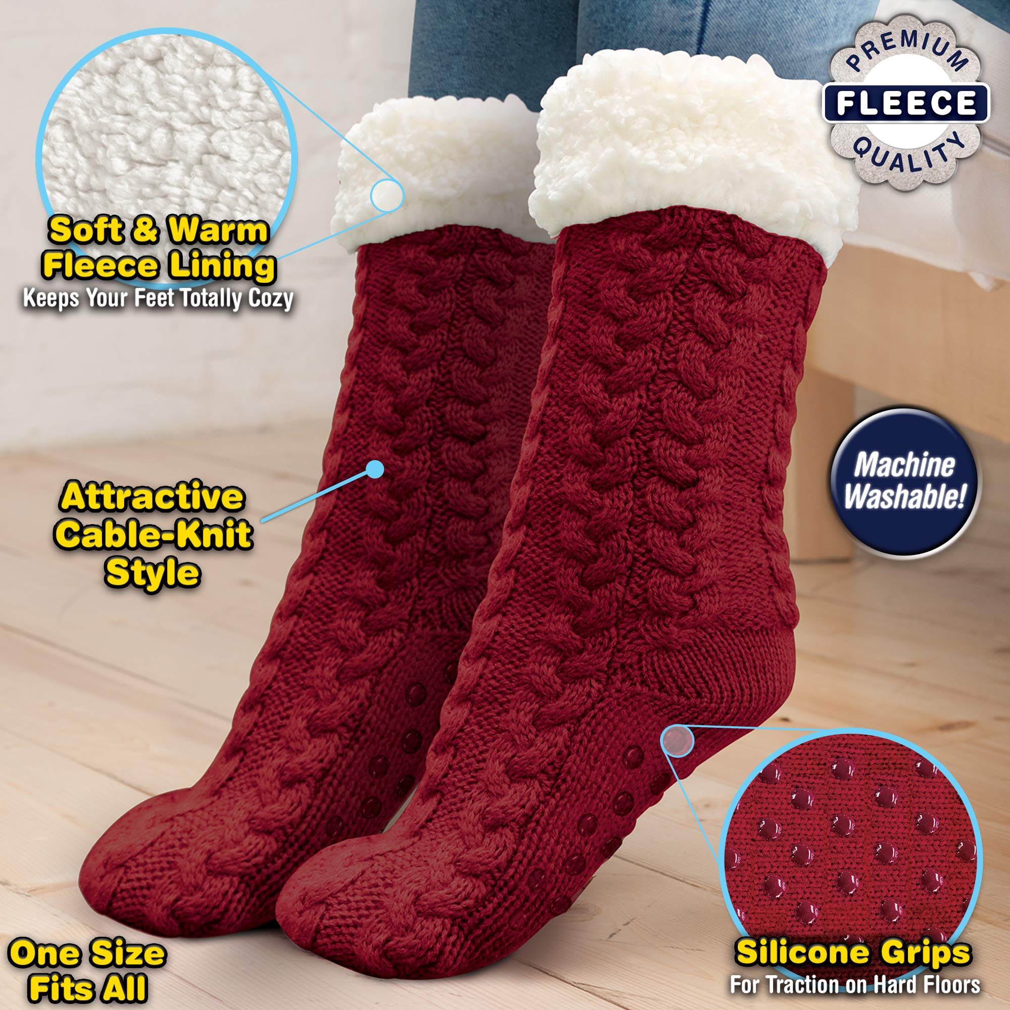 Snapklik.com : Huggle Slipper Socks