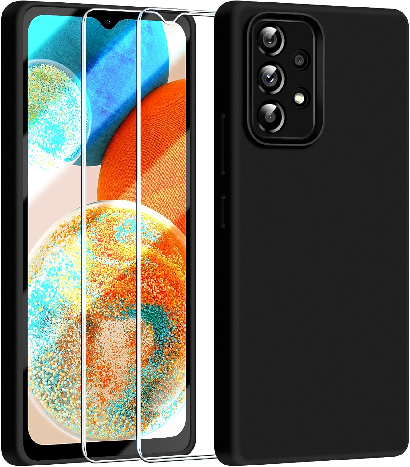 Amazon.com: Dssairo 【3 in 1 for Samsung Galaxy A23 5G case, with 2 Pack Screen Protector, Camera ...