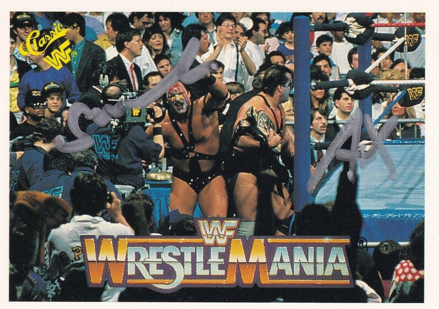 Demolition Ax Smash Signed 1990 Classic WWF History of Wrestlemania ...