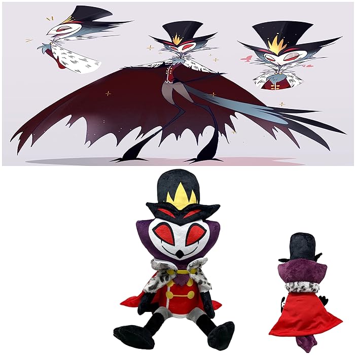 Buy Helluva Boss Stolas Plush, 13"/33cm Helluva Boss Season 2 Stolas ...