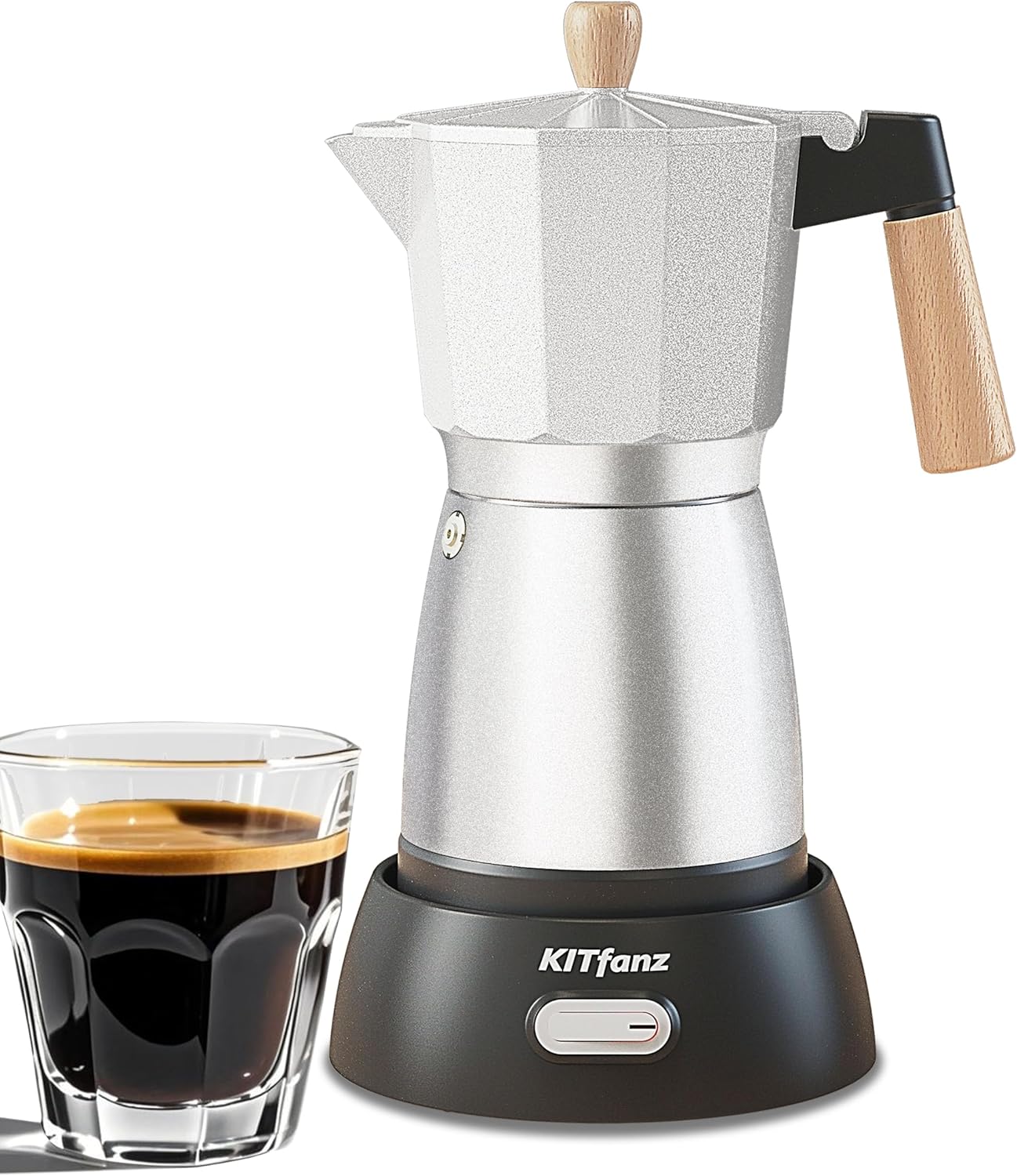 Amazon.com: KITfanz Electric Espresso Coffee Maker, Italian Coffee Pot ...