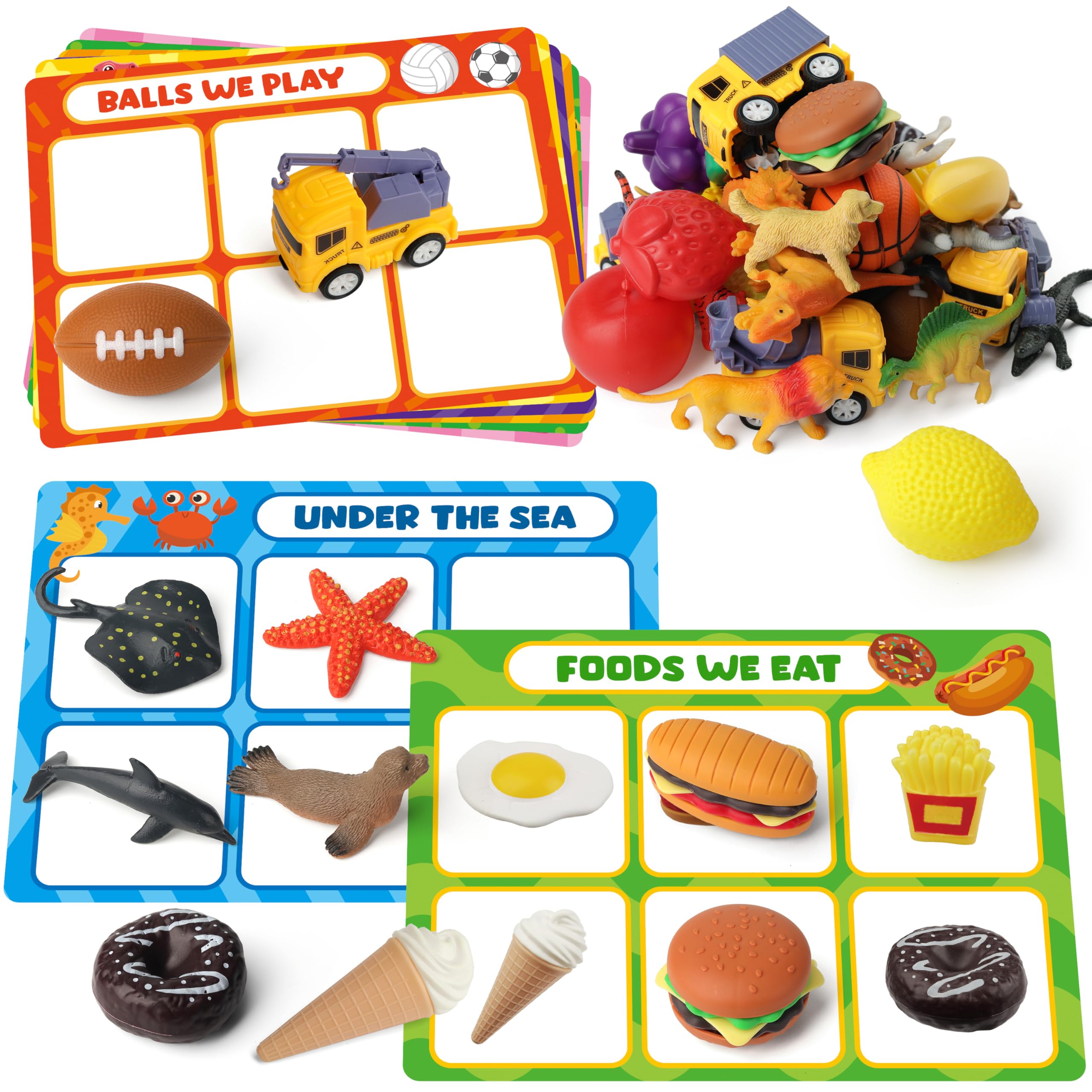 Snapklik.com : Sorting Toy For Toddlers, Animals Dinosaurs Fruits ...