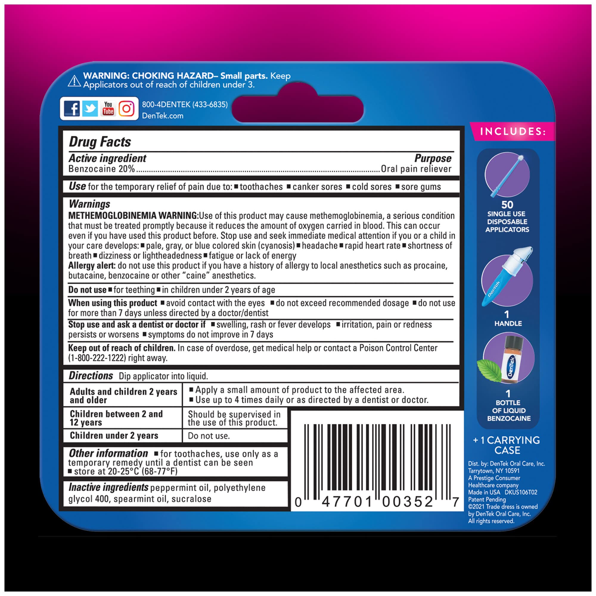 Snapklik.com : Instant Oral Pain Relief Maximum Strength Kit For ...