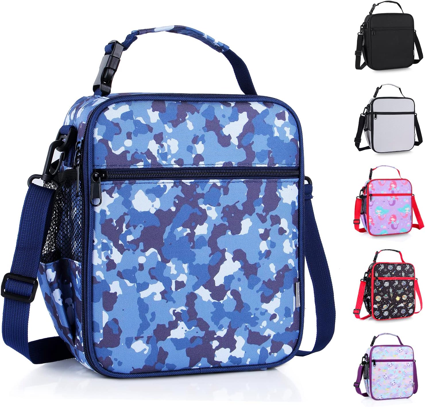 Amazon.com: 7-mi Kids Football Printed Lunch Box Bag, 5L Capacity ...