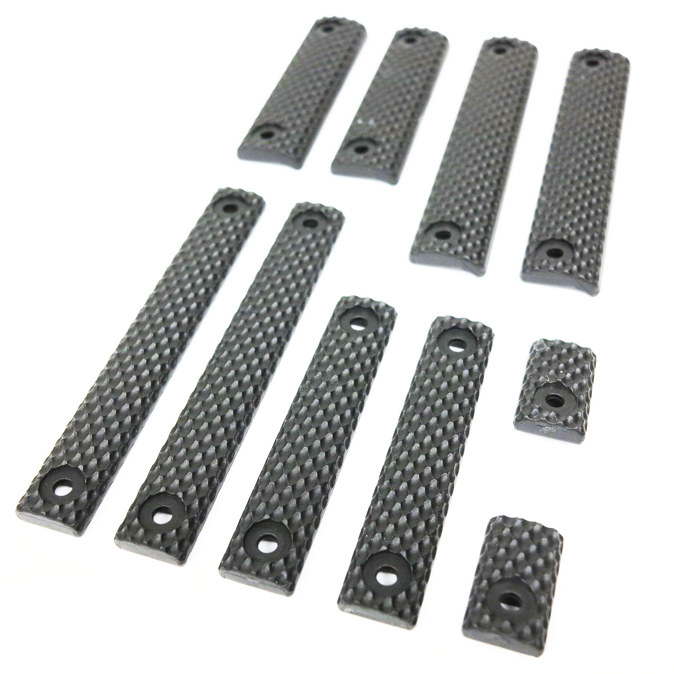 G&P Rail Cover Set with Angled Foregrip for Airsoft Keymod & M-LOK ...