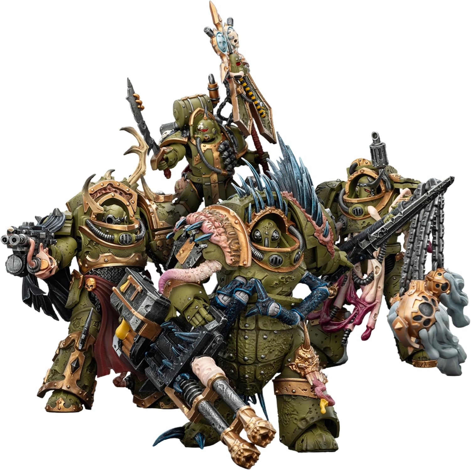 Amazon.com: JOYTOY Death Guard Warhammer 40k 1/18 Action Figure Death ...