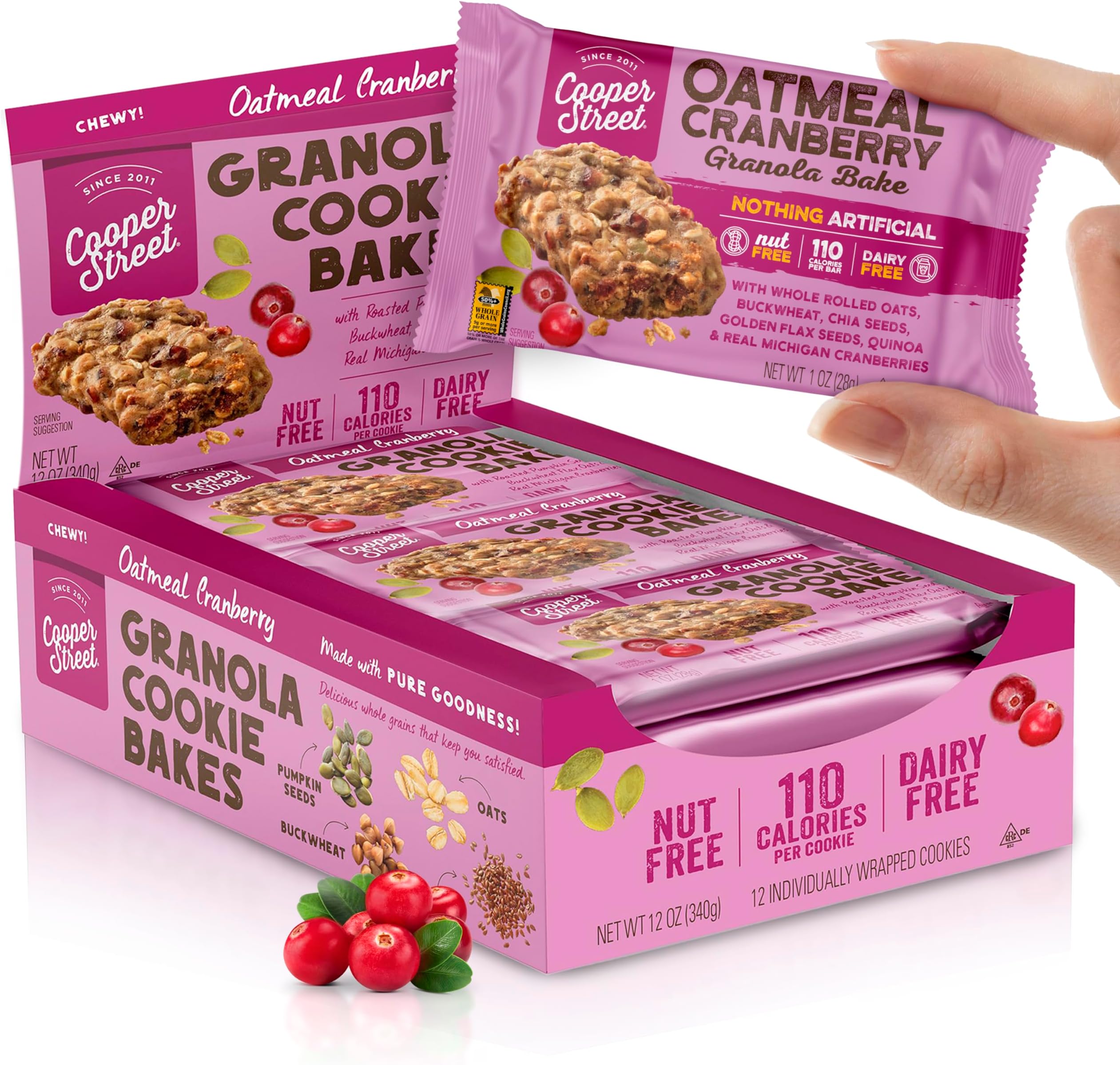 Amazon.com: Cooper Street Granola Bakes - Healthy Chewy Breakfast ...