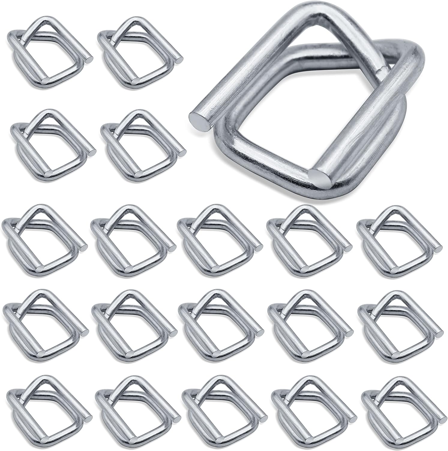 Amazon.com: Heavy Duty Metal Wire Buckles – 20pcs Strap Wire Buckles ...