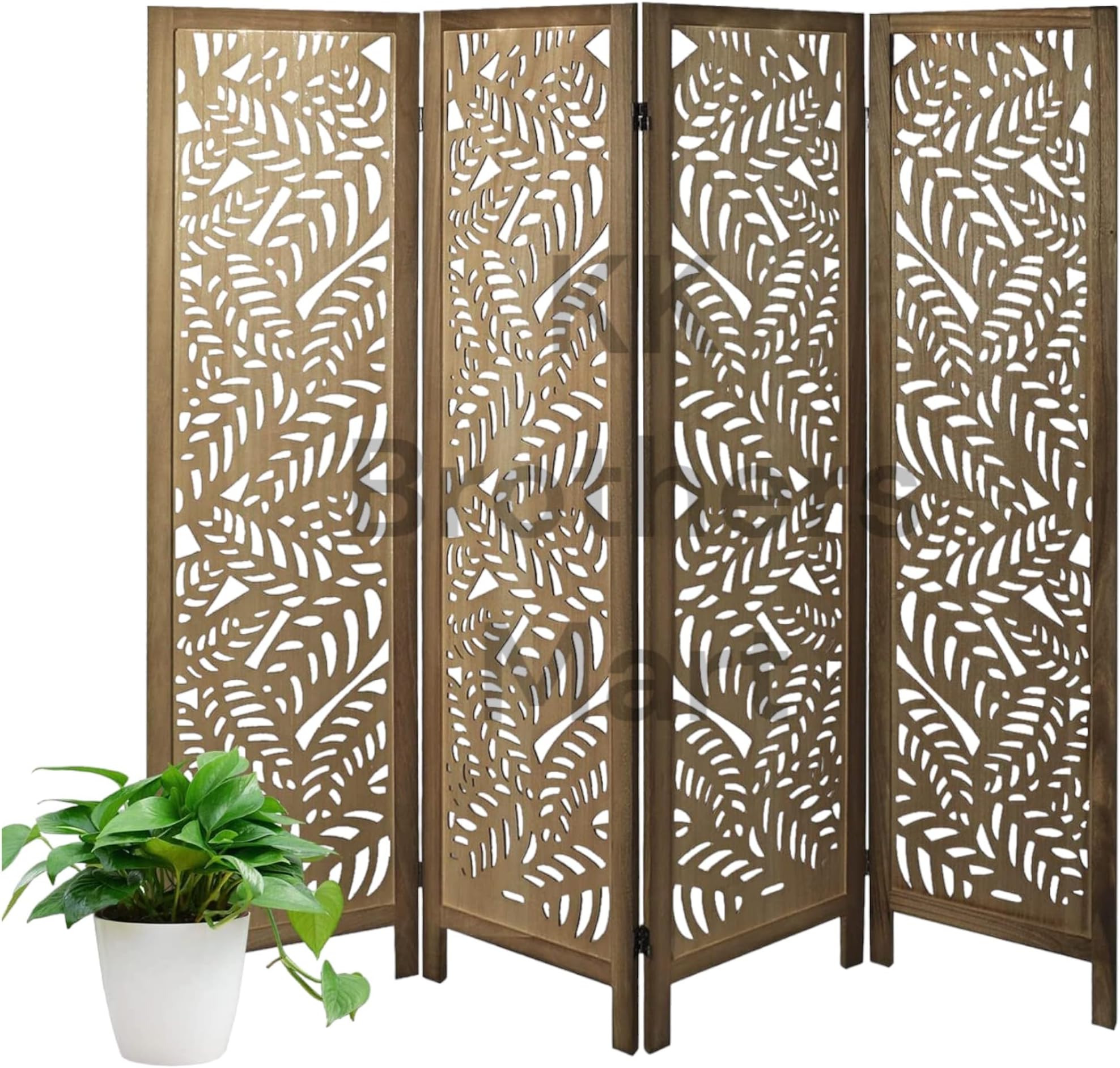 Musa Kazim Wooden Partition/Wall Screen/Room Divider/for Living Room ...