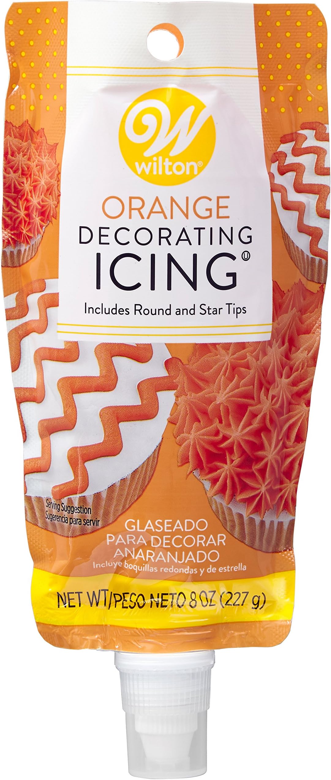 Amazon.com: Food Items ICING POUCH W/TIPS ORANGE, us:one size ...