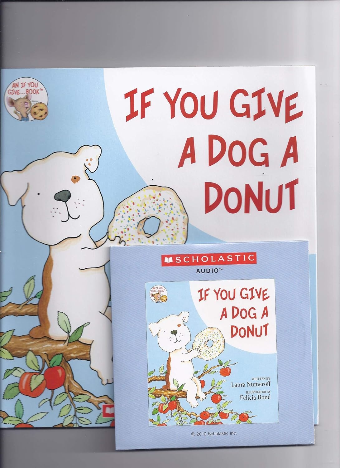 If You Give a Dog a Donut Paperback & Audio Cd: Laura Numeroff ...
