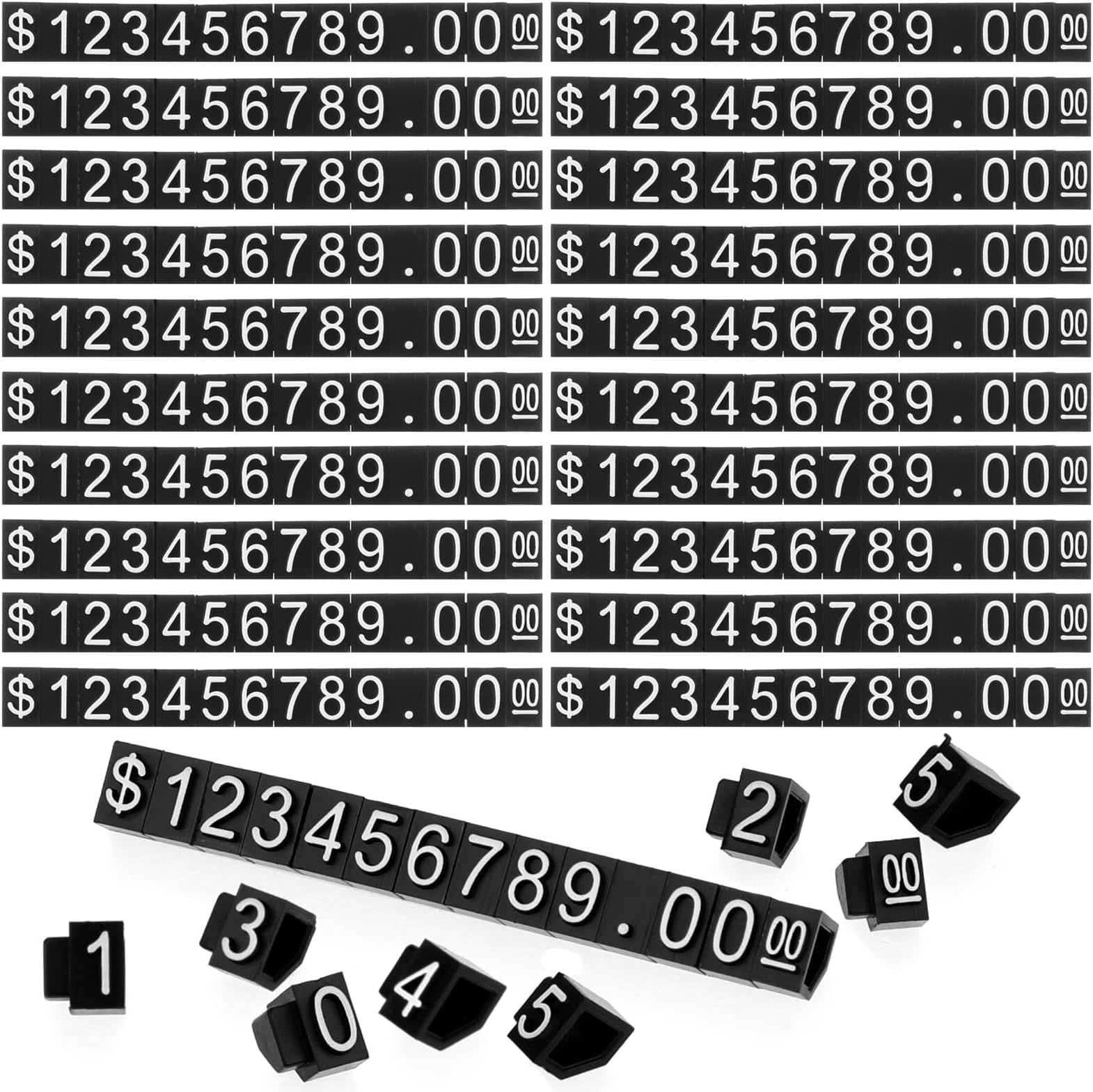 Amazon.com : Price Display Cube Adjustable Price Tag Display Stand ...