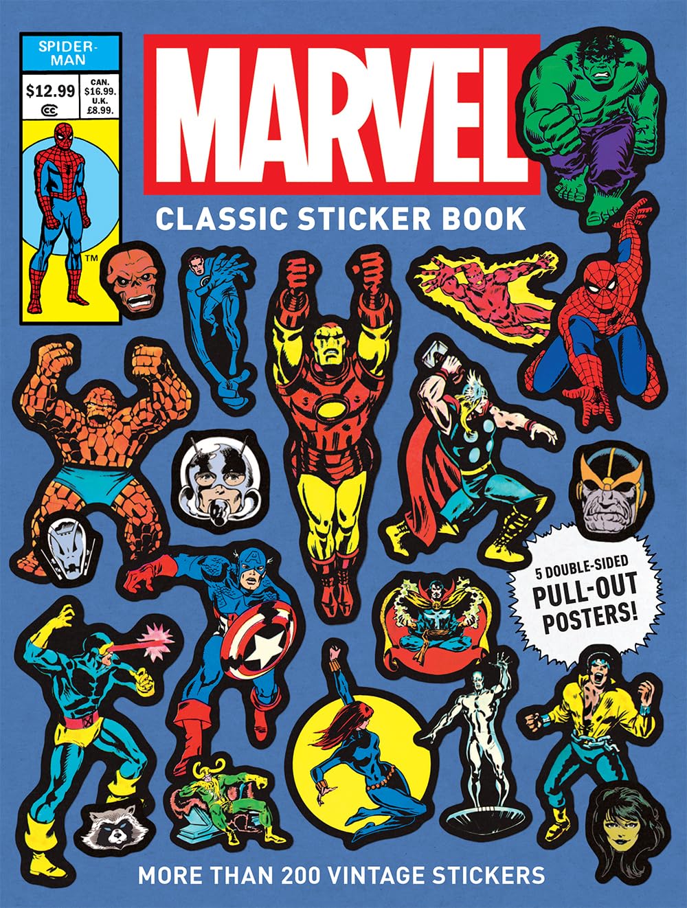Marvel Classic Sticker Book: A Visual History : Marvel Entertainment ...