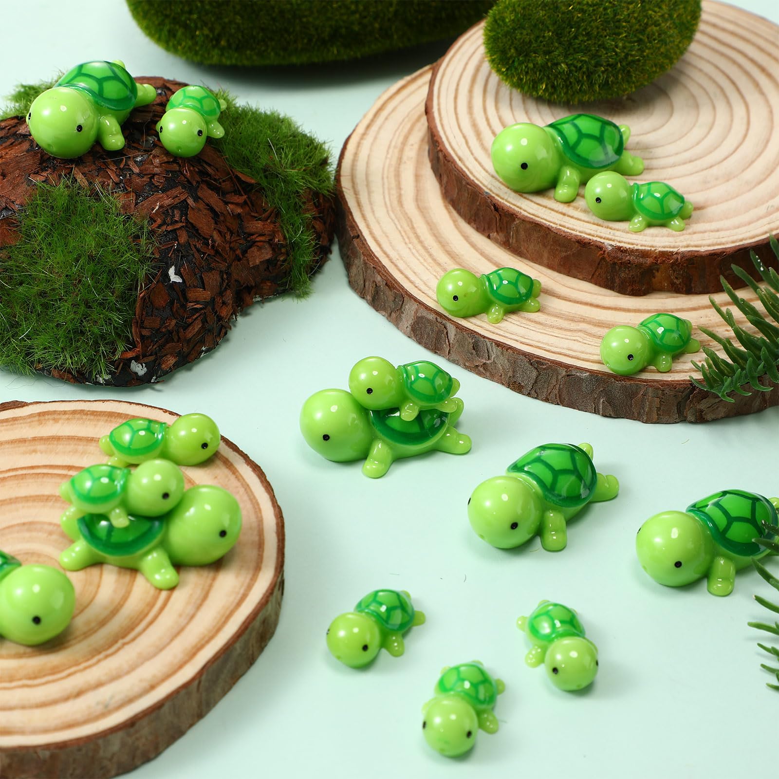 Snapklik.com : Soaoo 120 Pcs Miniature Sea Turtle Figurine Multicolor ...