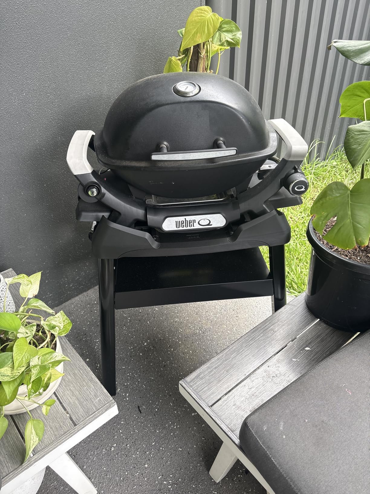 Weber Baby Q and Q Compact BBQ Barbecue Stand : Amazon.com.au: Garden