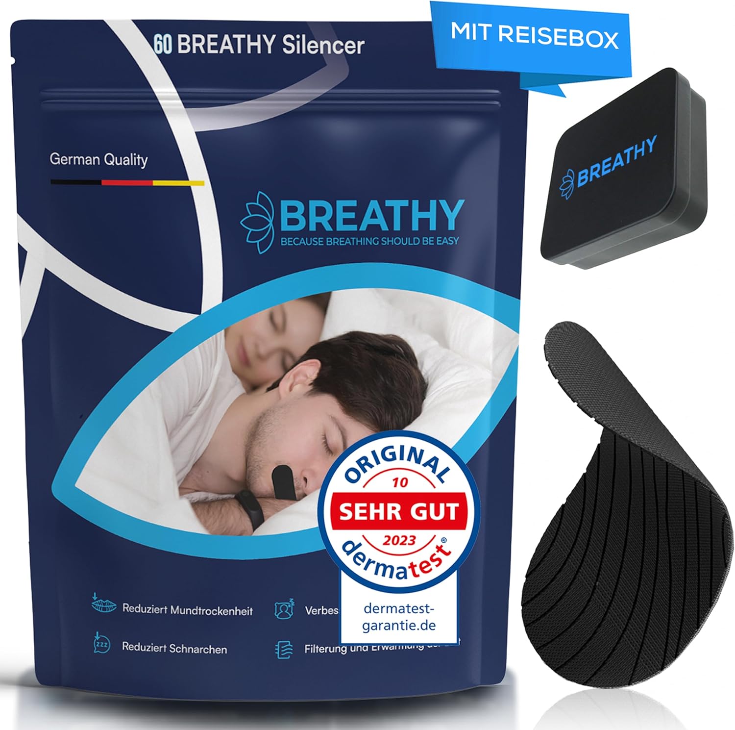 Mouth Plaster Against Snoring - Mouth Tape for Sleeping Snoring Stopper ...