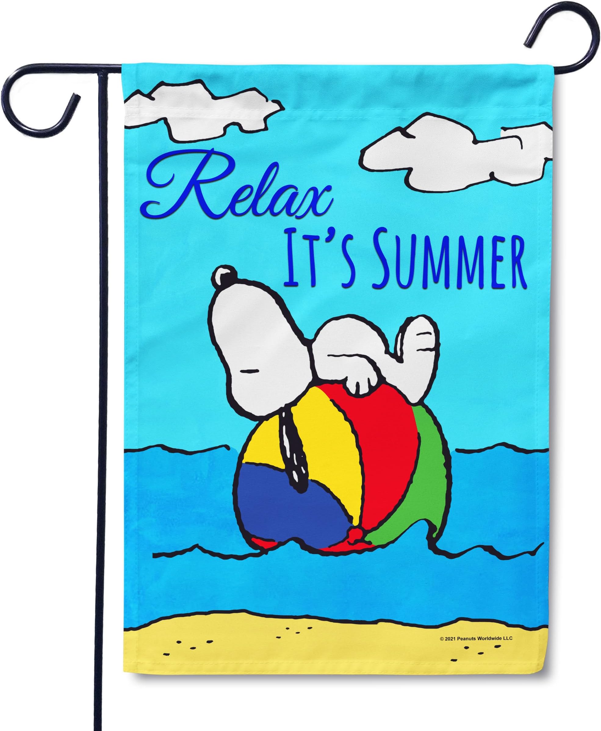 Amazon.com : Flagology, PEANUTS® It's All Good Snoopy – Garden Flag 12. ...
